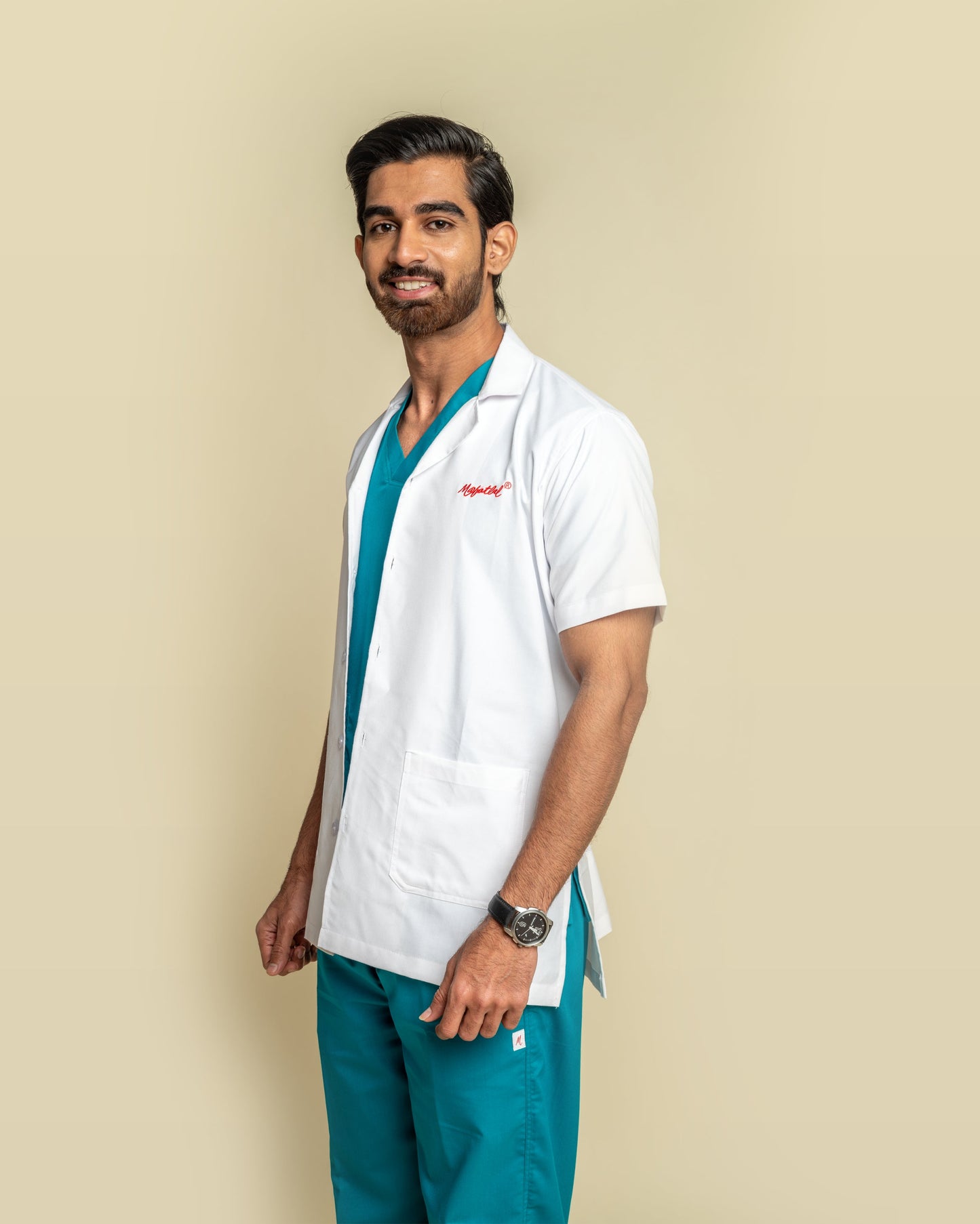 Buy Half Sleeve Dr Coat for Men – Doctor Lab Coat, Durable Fit ...